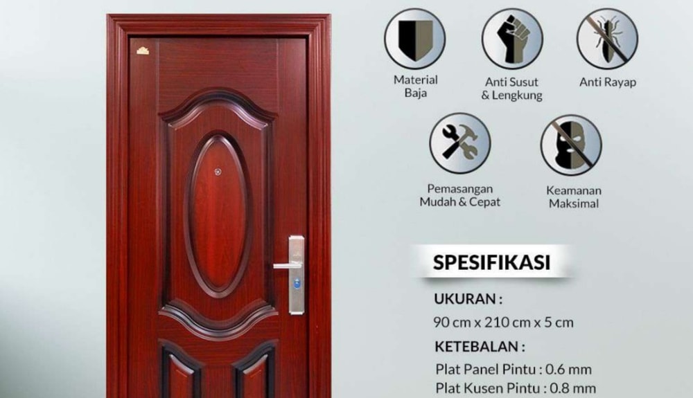 Berapa Ukuran Pintu Ideal untuk Rumah? Catat Nih Ukuran Berikut!