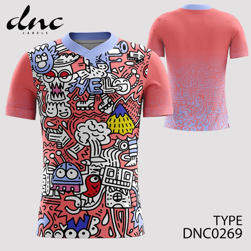 Jersey Doodle Art Series By DNC Labels Jersey Sepeda MTB Gowes Lengan ...