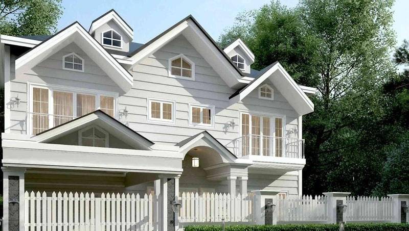Rekomendasi Rumah American Style Minimalis dan Pintu yang Cocok